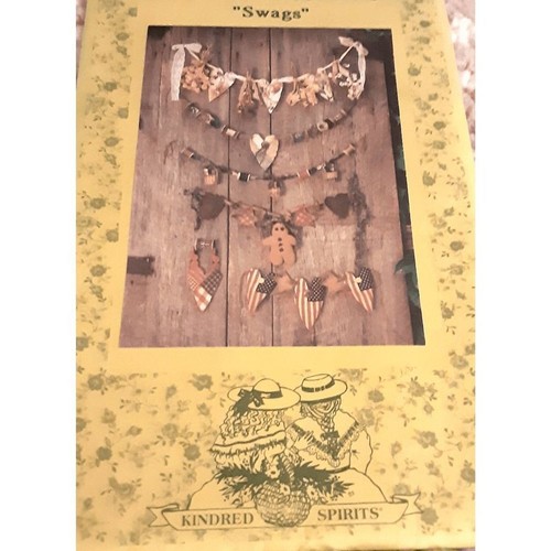 Kindred Spirits crafts pattern decorative swags sewing holiday uncut | eBay