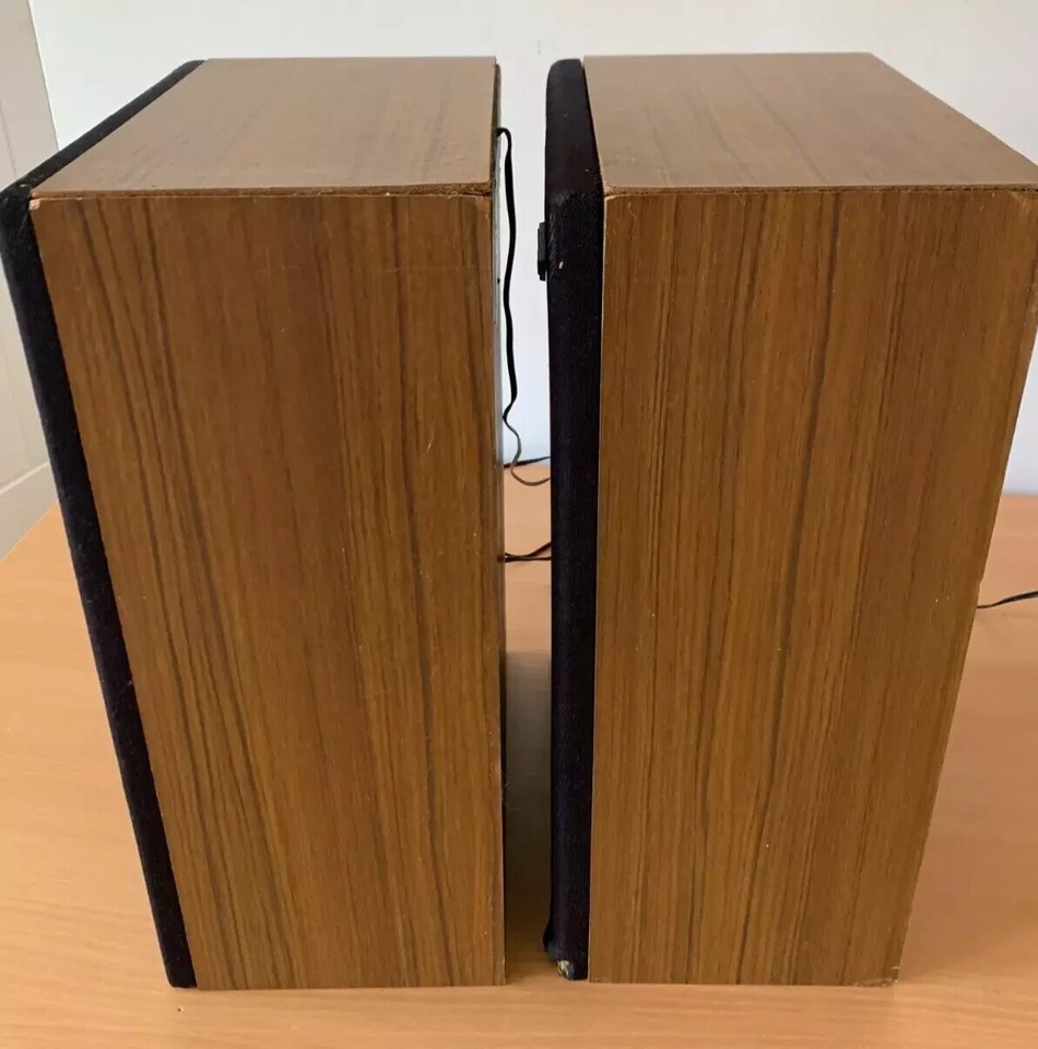 Hitachi Speaker System x2 - Bookshelf SS-8260G Vintage 70's - 42cm - 4 ...