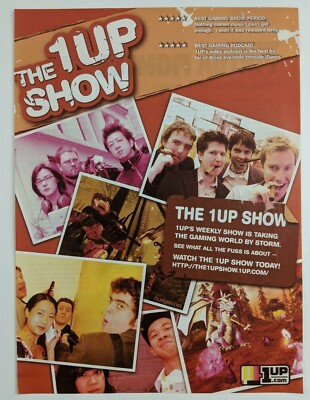 1UP Show Print Ad Game Poster Art PROMO Official Advert Jane Pinckard ...