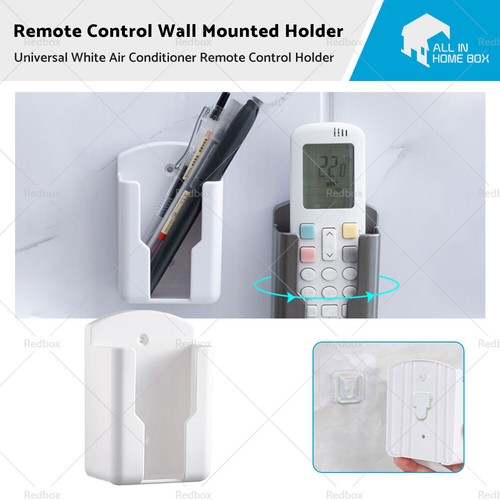 Universal White Air Conditioner Remote Control Holder Wall-Mounted ...
