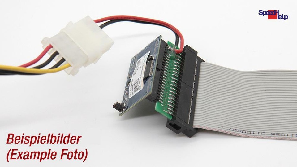 2GB DISK-ON-CHIP MODULE MIT IDE 40-PIN ADAPTER TO DESKTOP PC PERSONAL ...