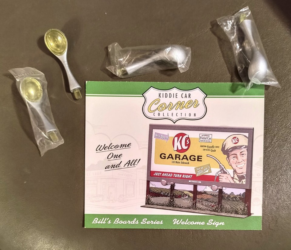 1997 Hallmark "Welcome Sign" Billboard Series. Kiddie Car Classics Mint ...