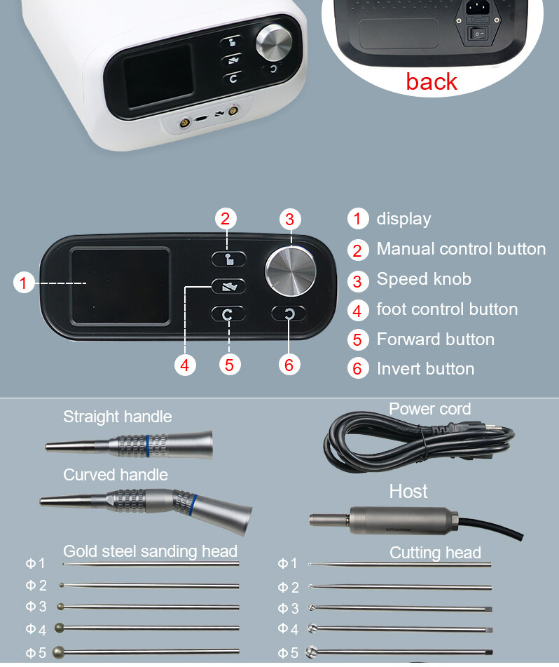 Micro high speed drill Spine Neurosurgery Orthopedic Veterinary ...