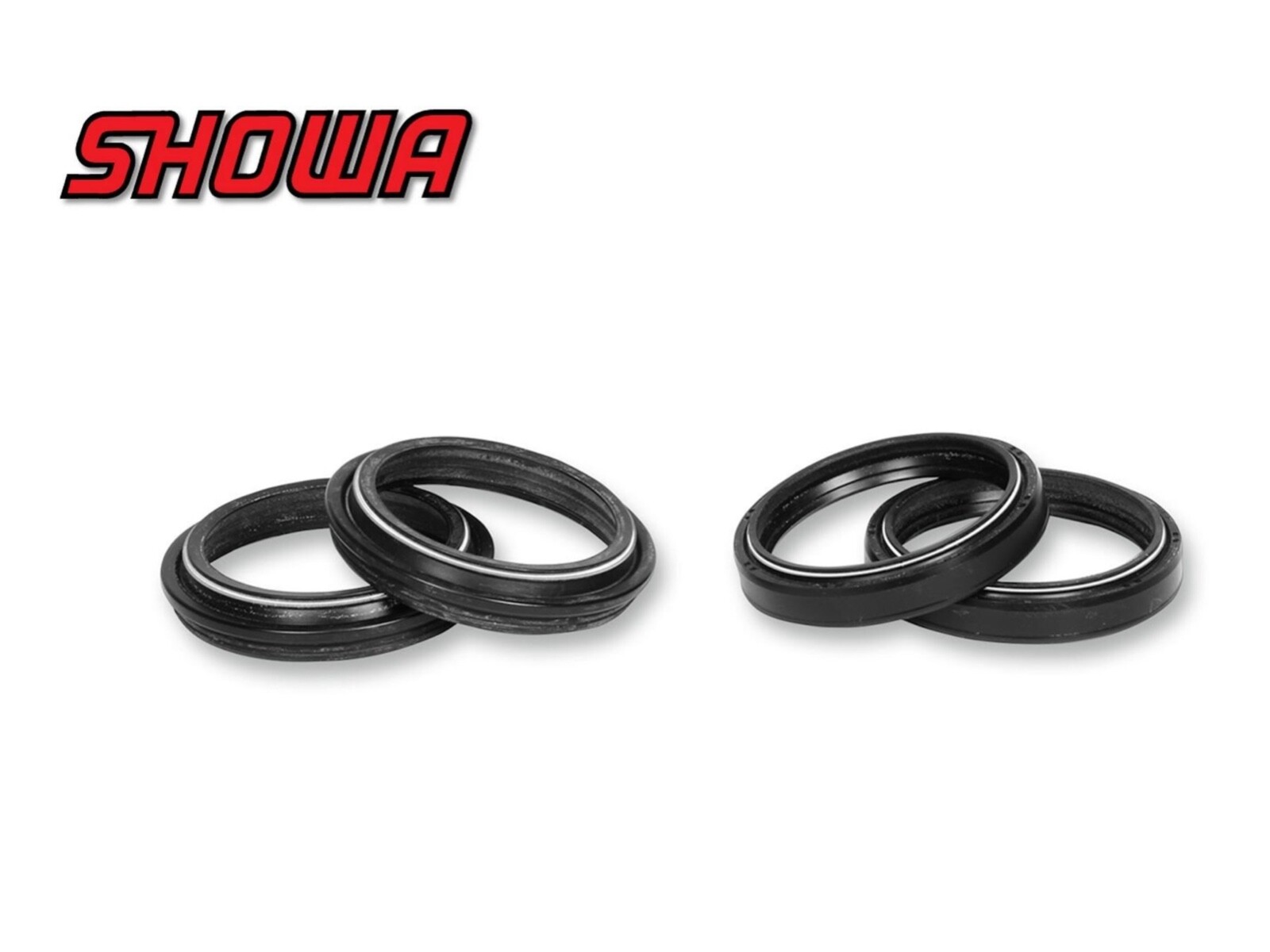 SHOWA Paraoli + Parapolvere Forcelle KTM 250 EXC-F 2005-2022 / 250 SX ...