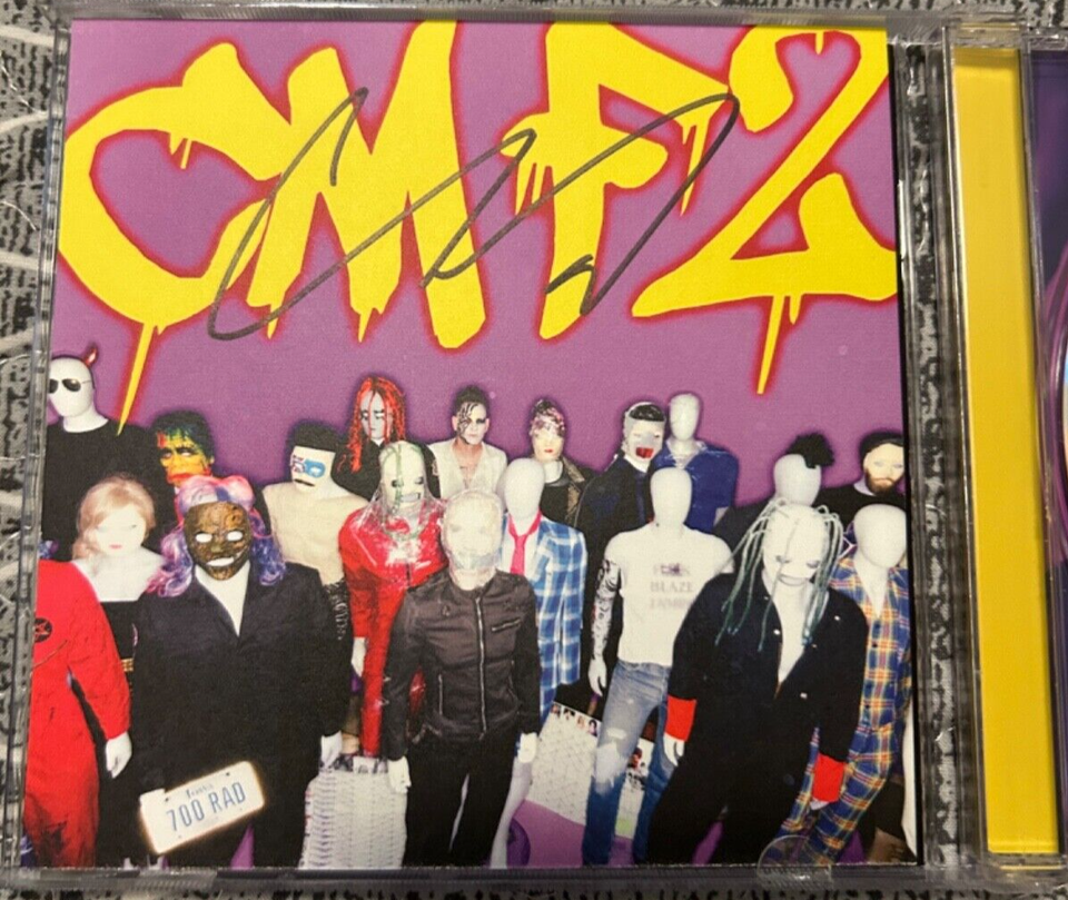 COREY TAYLOR CMF2 CD NEW/HAND SIGNED BY SLIPKNOT VOCALIST COREY TAYLOR ...