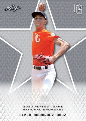 Elmer Rodriguez-Cruz 10 count 2020 Leaf Perfect Game All-American RCs ...