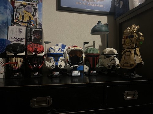 LEGO MARVEL and Star Wars Buildable Helmets LOT 7 | eBay