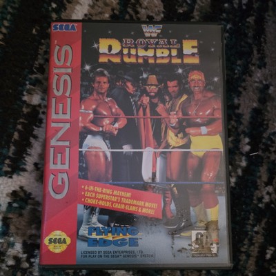 WWF Royal Rumble Sega Genesis 1993 Full CIB With Manual, Poster, Reg ...
