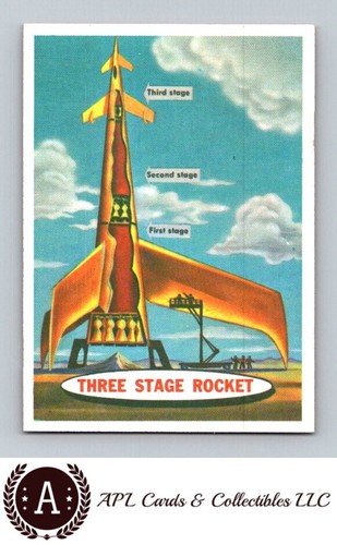 1957 Topps Space Cards 6 Three Stage Rocket VG-EX Sharp | eBay