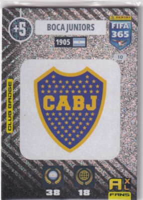 Panini Adrenalyn FIFA 365 2021 Nr. 10 Boca Juniors Club Badge | eBay