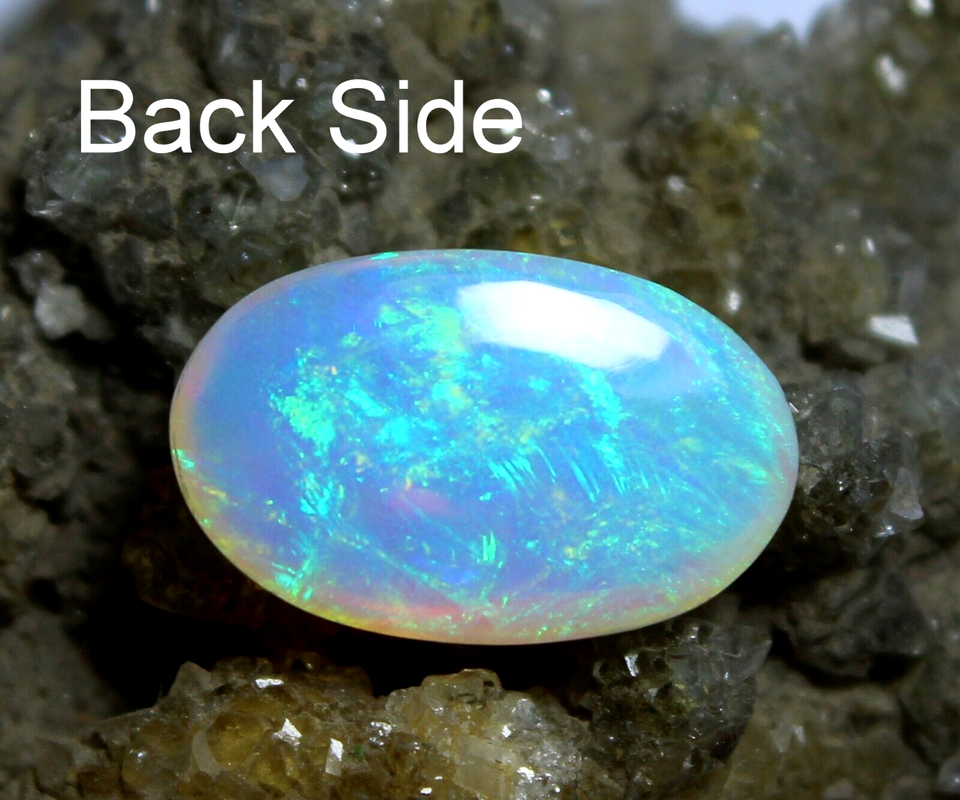 Opal The Queen Of Gemstone Ethiopian Fire Opal Oval Shape Stone 2.25 ...