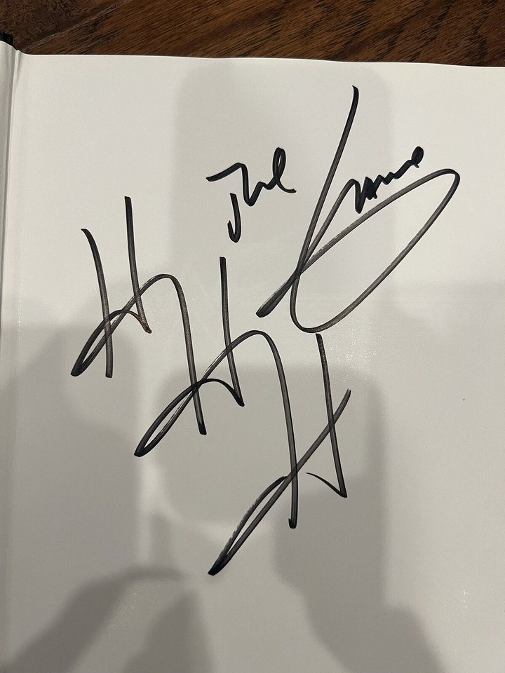 WWE Triple H Signed Insiders Story Wrestlemania With JSA cert Autograph ...