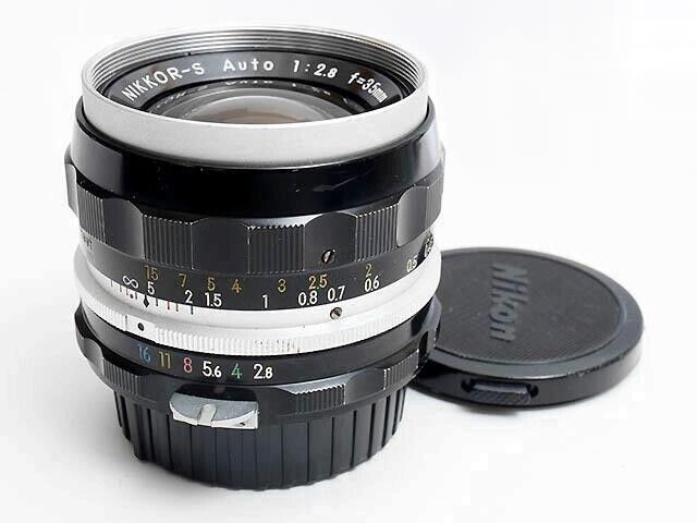 Nikon Nikkor-S Auto 35mm F2.8 Pre-Ai Wide Angle Prime Lens Nikon Nikkor-S Auto 35mm F2.8 Pre-Ai Wide Angle Prime Lens