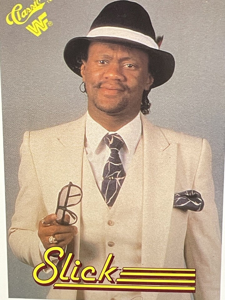 1990 WWE Classic Slick Wrestling Card WWF Superstar Legend Manager Twin ...