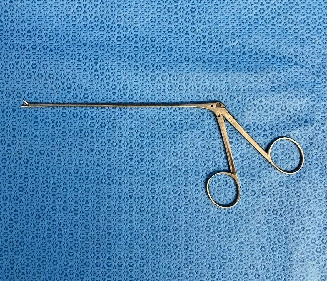 Storz G-5967-4 Long Thin Single Action Sharp Tip Scissor Forcep 7" ENT ...