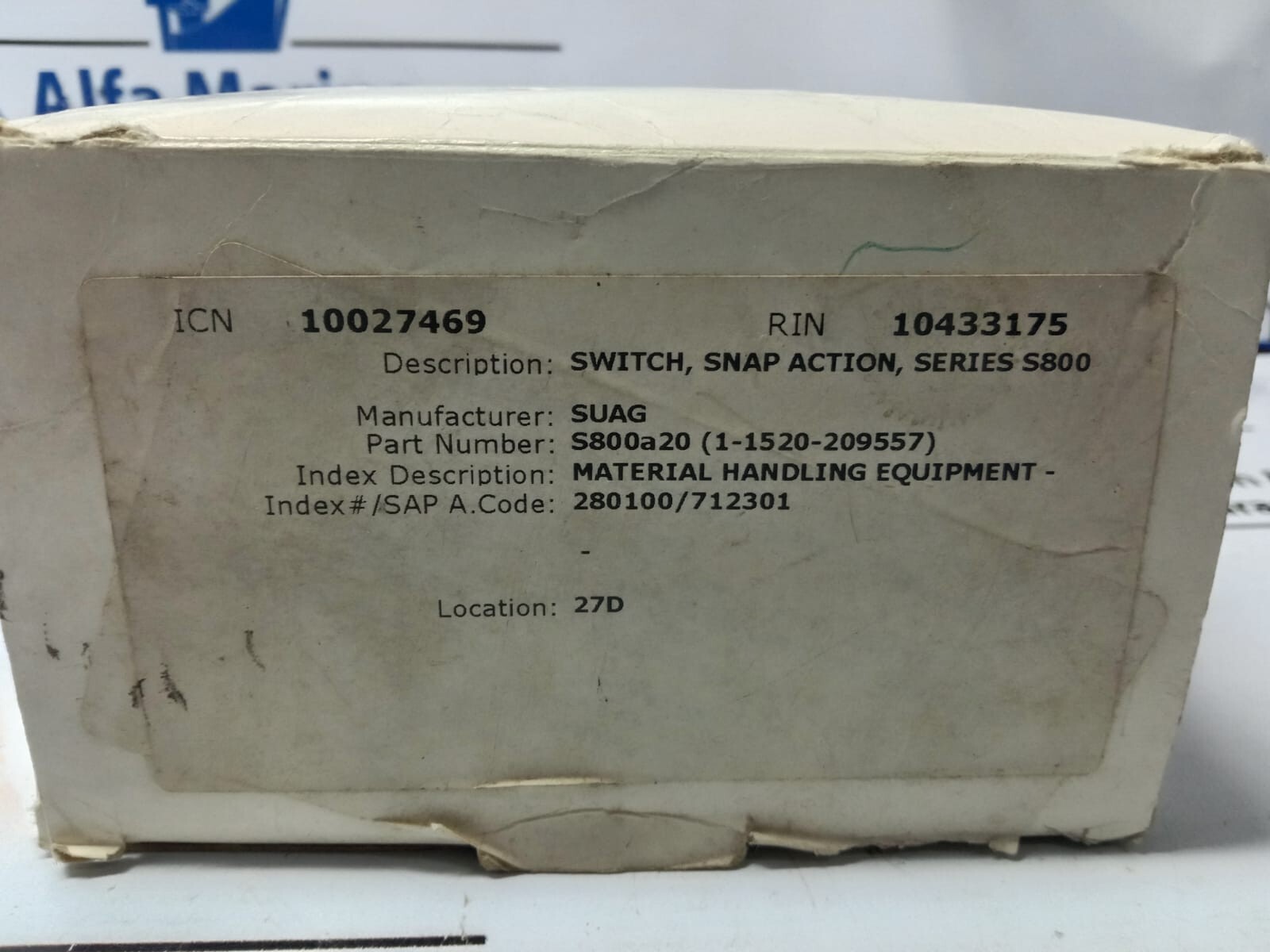 Schaltbau S800 A20 Snap Switch | eBay