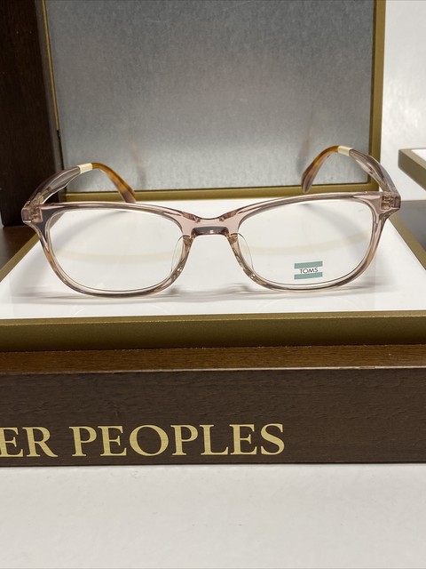 TOMS ANNA Pink Transparent 10015390 Eyeglasses Frame 50-19-147mm for ...