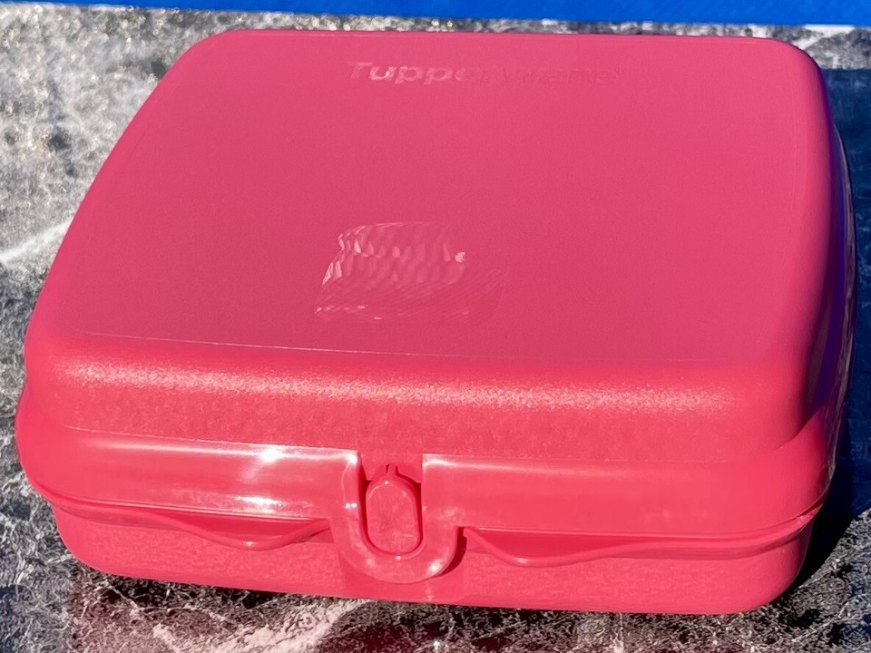 Tupperware Sandwich Keeper Square Away Container Different Colors New ...
