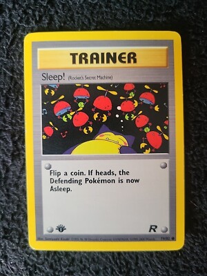 Pokemon Sleep! 79/82 1st Edition Team Rocket LP | eBay