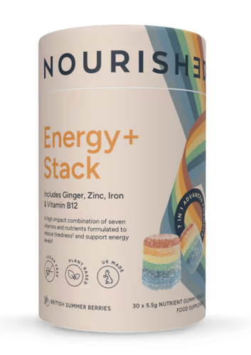 Nourished Energy+ Boost Nutrient Stacks 30 Gummies Ginger + Zinc + Iron + B12 | eBay