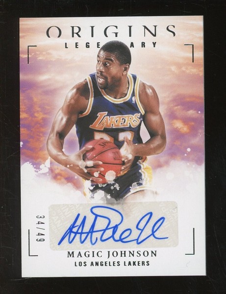 2020-21 Panini Origins - Legendary Autographs #LA-13 Magic Johnson /49 ...
