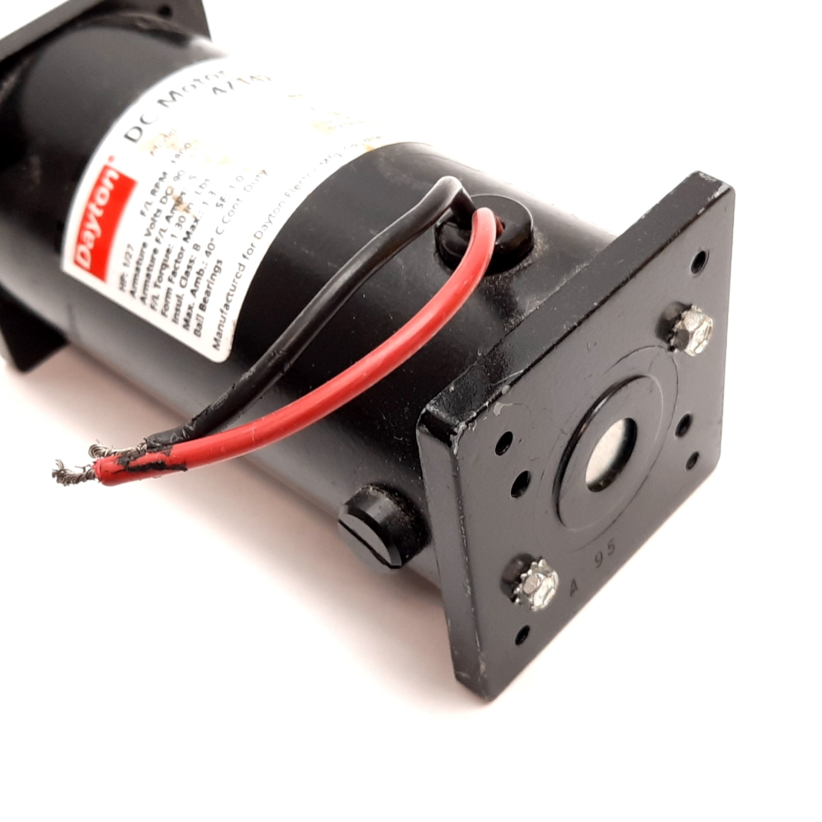 Dayton 4Z142 Permanent Magnet DC Motor, 90VDC, 0.5A, 1/27HP, 1800RPM | eBay