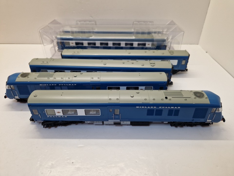 Bachmann 31-255DC Midland Pullman 6 Car DMU Nanking Blue DCC Fitted ...