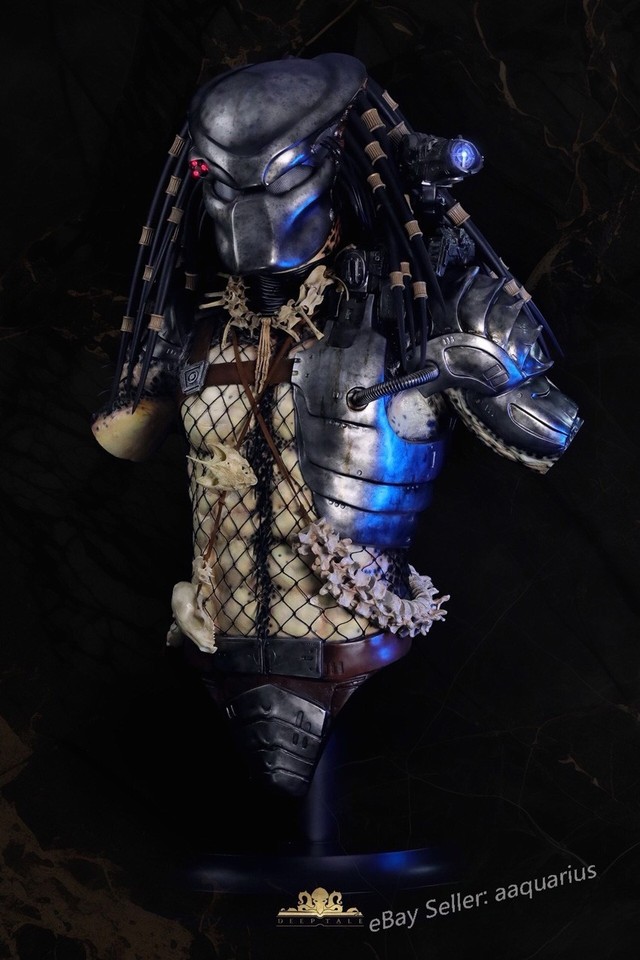 DEEPTALE Life Size Jungle Hunter Predator Bust 1/1 Scale Collectible | eBay
