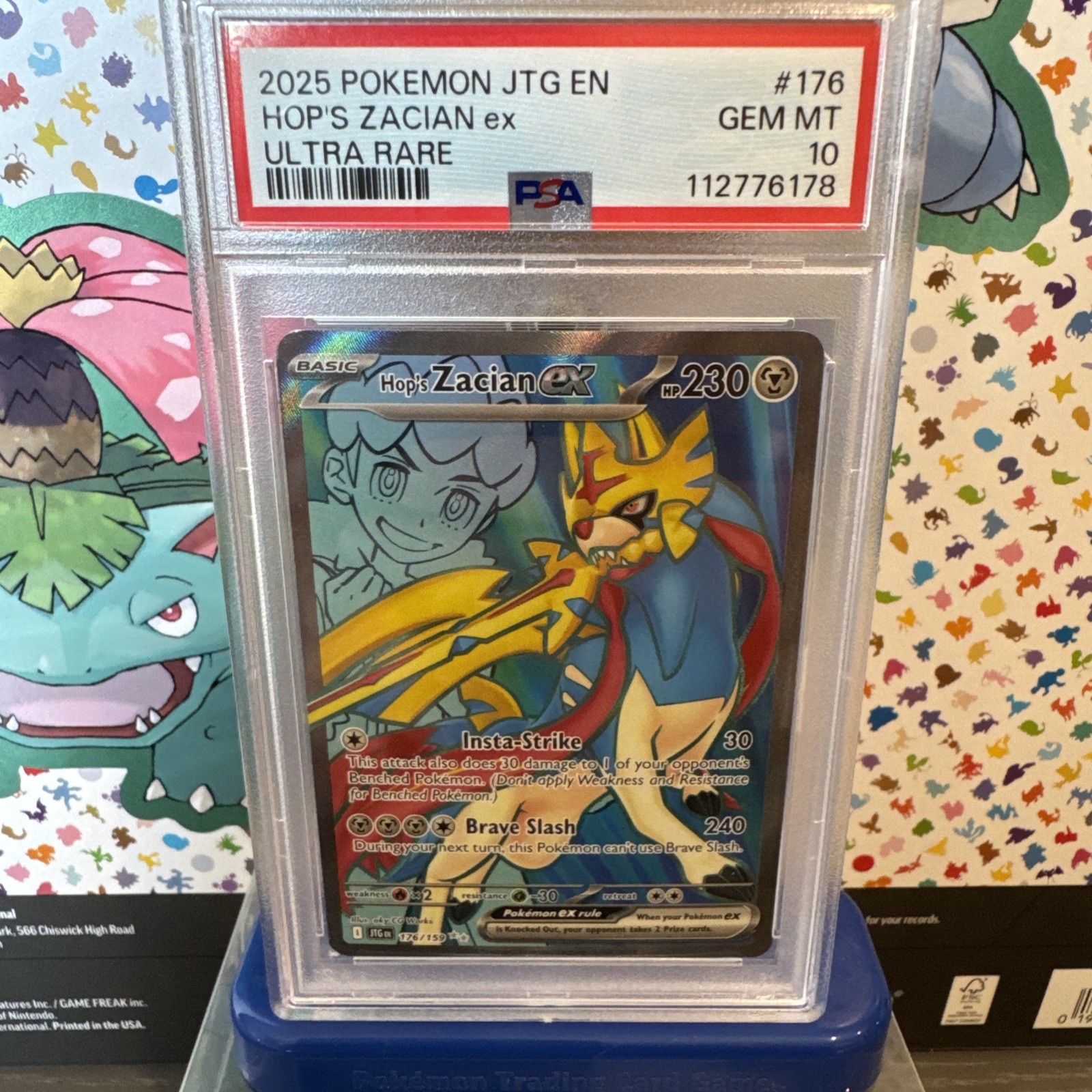 Hop's Zacian ex 2025 Scarlet & Violet: Journey Together #176/159 Ultra ...