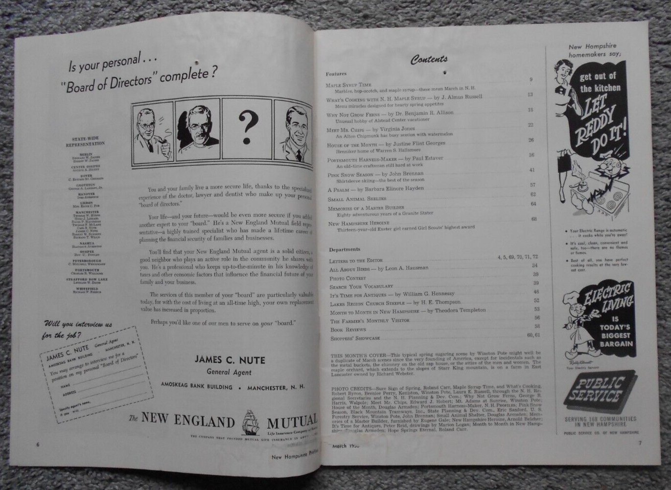 New Hampshire Profiles Combined with Shoreliner Magazine March 1953 ...