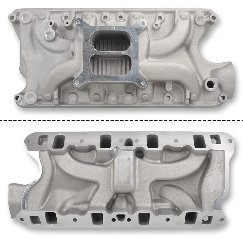 Intake Manifold Polished Dual Plane For Small Block Ford SBF 260 289 ...