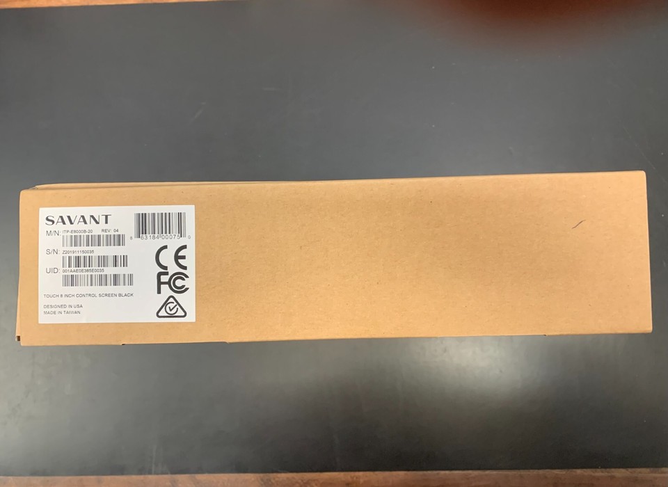 Savant Touch 8" Control Screen (Black) | eBay