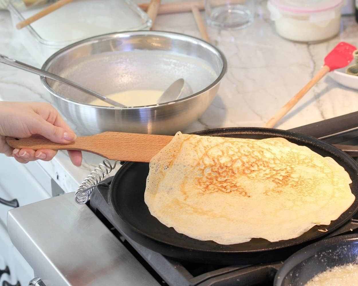 DS. DISTINCTIVE STYLE Crepe Spreader and Crepe Spatula Kit Set of 2 ...