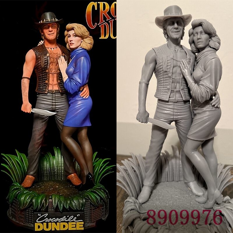 Crocodile Dundee 3D Printing Figure Unpainted Model Sculpture GK Blank Kit Stock | eBay