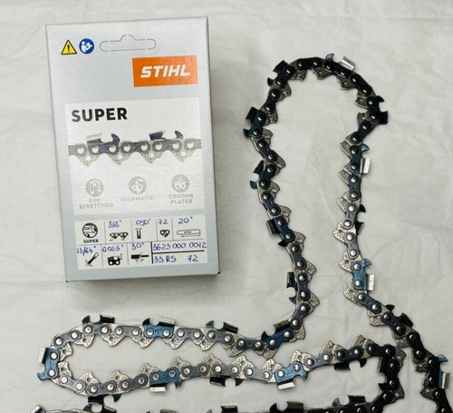 STIHL OEM Chainsaw chain 33RS 72DL .050" Gauge 3/8" Pitch 20" Bar ...