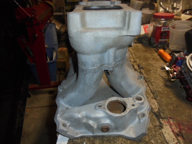 Aluminum Tunnel Ram Intake BBC UR2X Edelbrock IMCA ARCA ASA IHRA NHRA ...