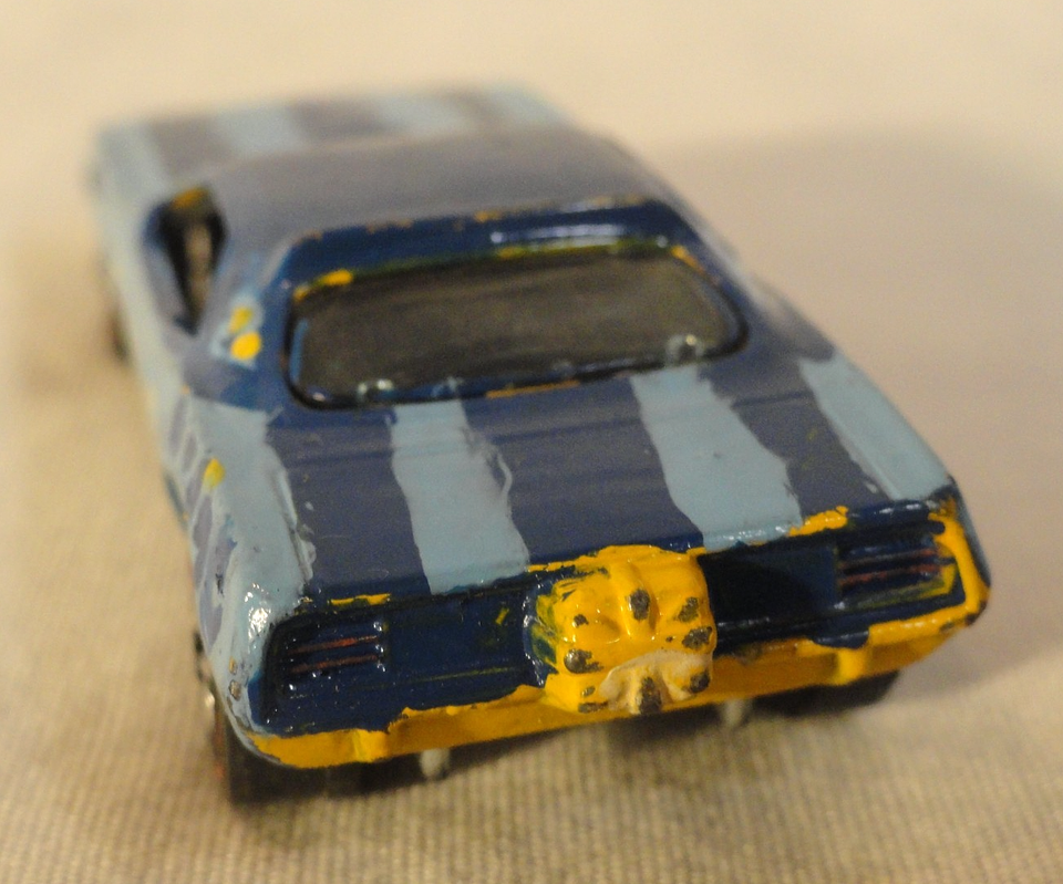 WOW! 1970 HOT WHEELS SNAKE FUNNY CAR REDLINE CONVERTED TO "COLOR ME ...