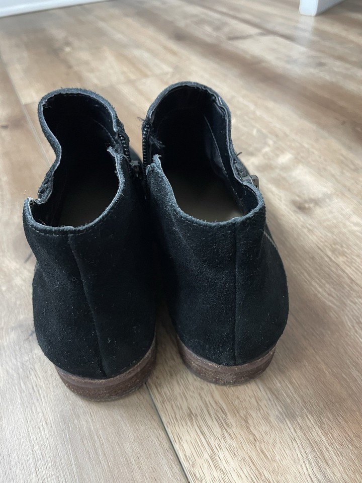 Sole Society Women's Black Leather Booties Size 8 Great Condition | eBay