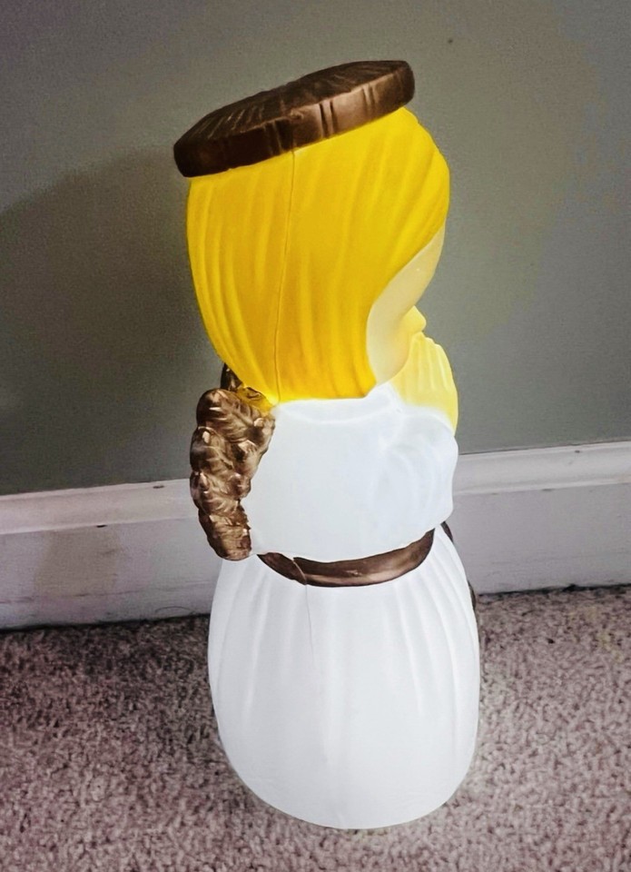 Holiday Time Angel Blow Mold 11" Tabletop Light Up Indoor Praying ...