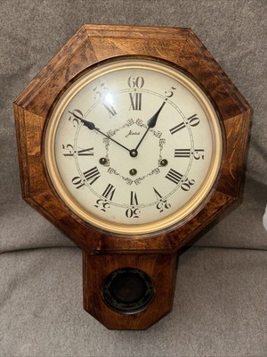 Vintage/Antique Haid Hermle West Minister Wall Analog Clock | eBay