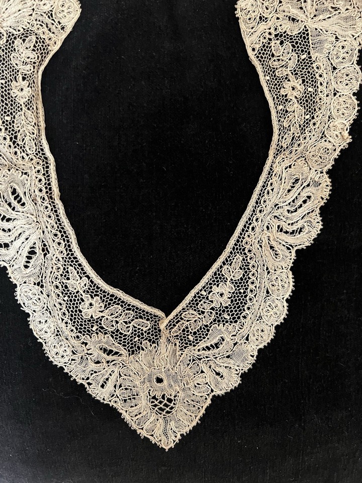 Antique Edwardian 1800's Exquisite RARE Handmade Lace European Collar ...