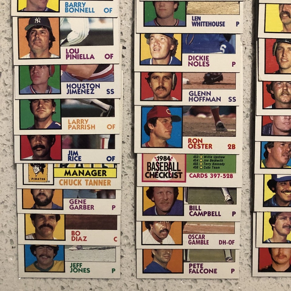 (80) 1984 Topps Baseball Cards Eddie Murray Tom Seaver Lou Piniella Jim ...