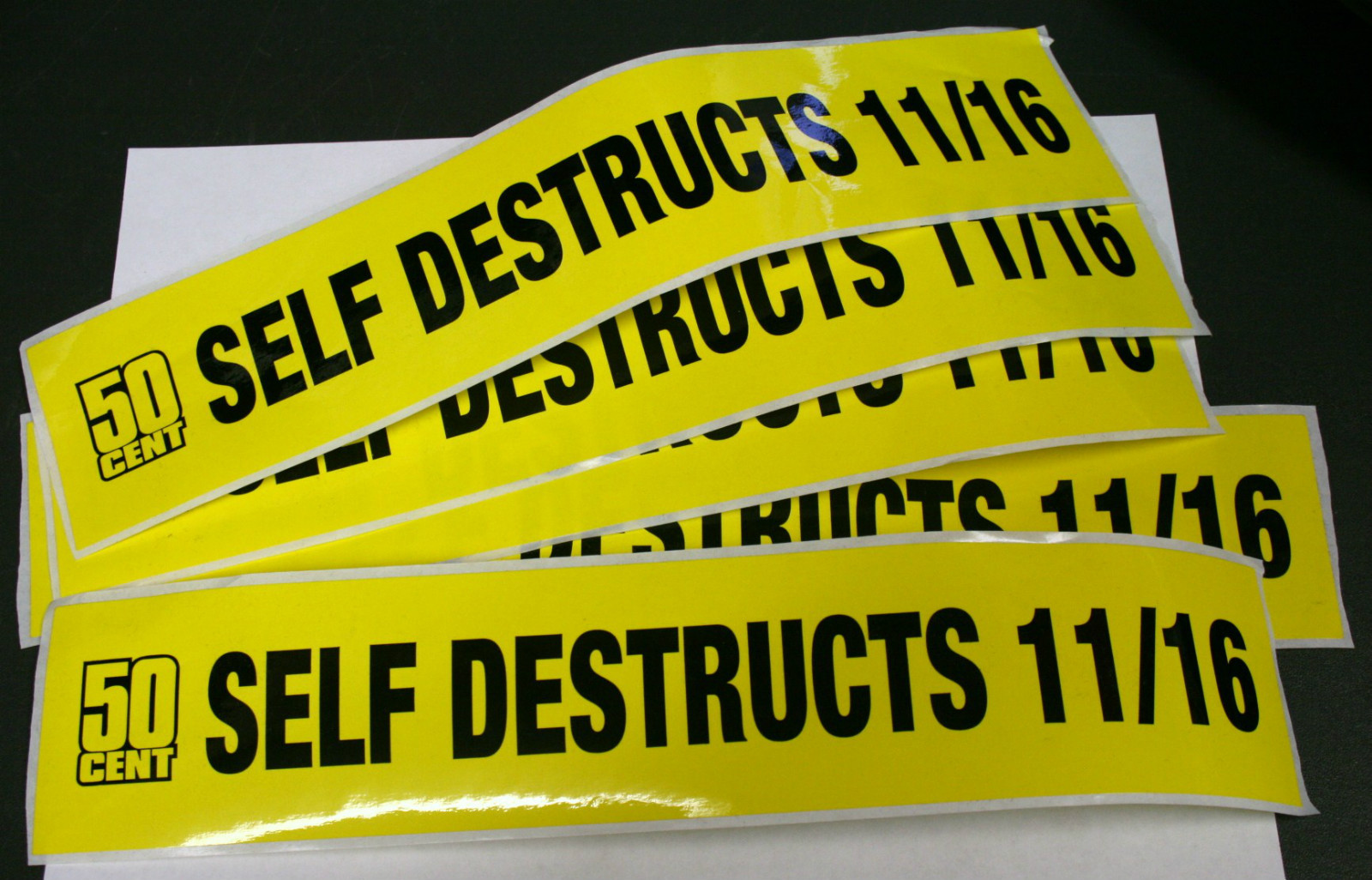 50 CENT Before I Self Destruct "SELF DESTRUCTS 11/16" 5 RARE PROMO ...