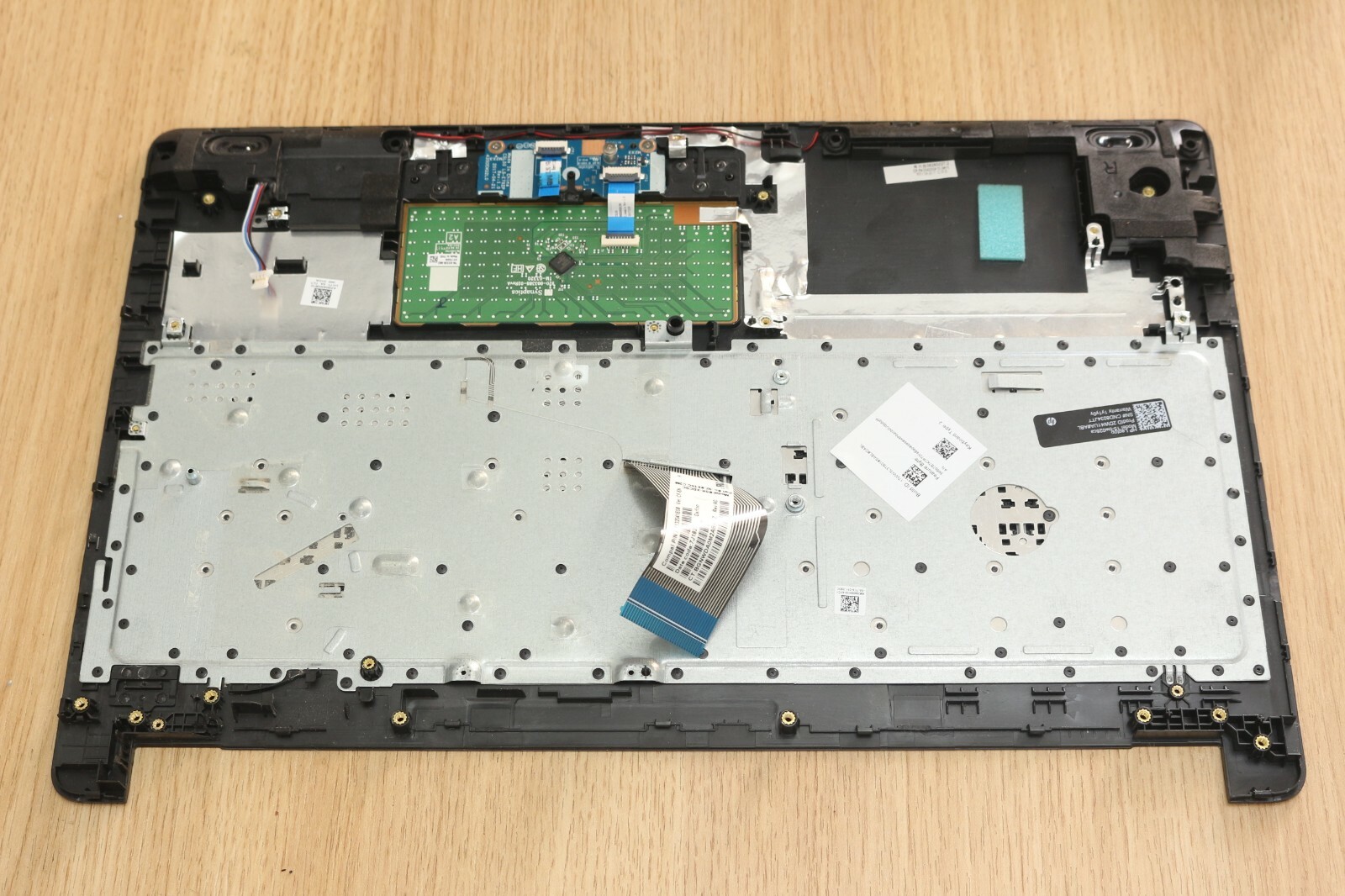 HP 925010-001 Laptop Palmrest Keyboard and Touchpad - Ash Silver for ...