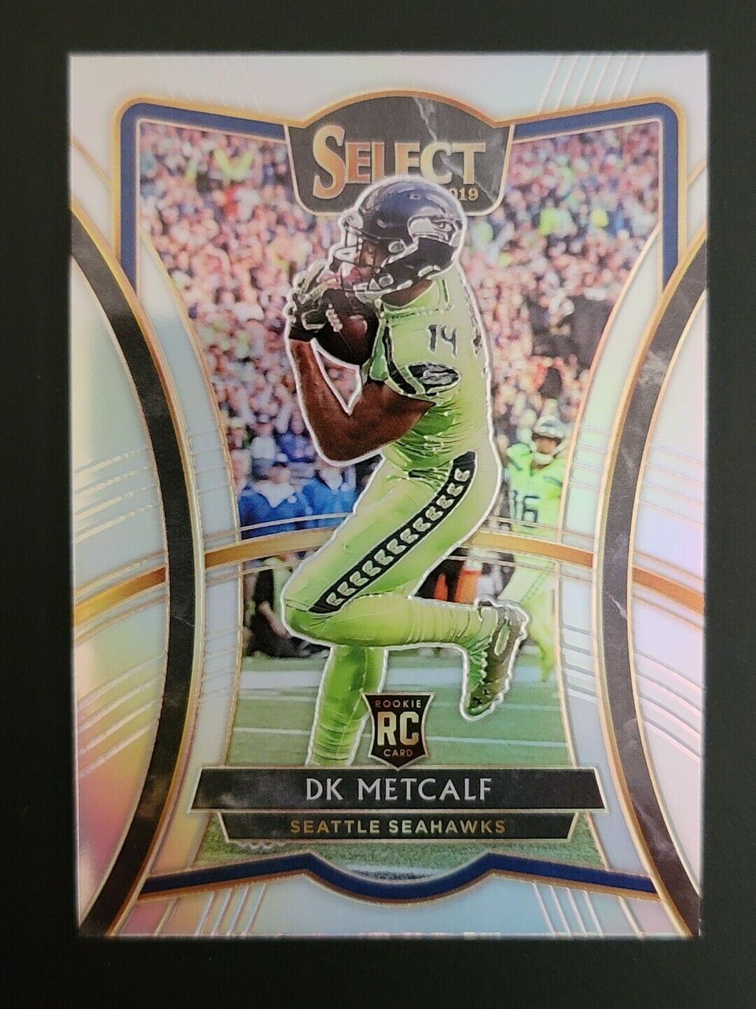 2019 Panini Select DK Metcalf Premier Level Silver Prizm Rookie RC ...
