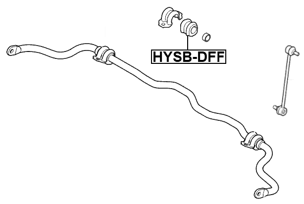 Rear Stabilizer Bar Bush D20.5 For Hyundai 54813-3Z000 | eBay Australia