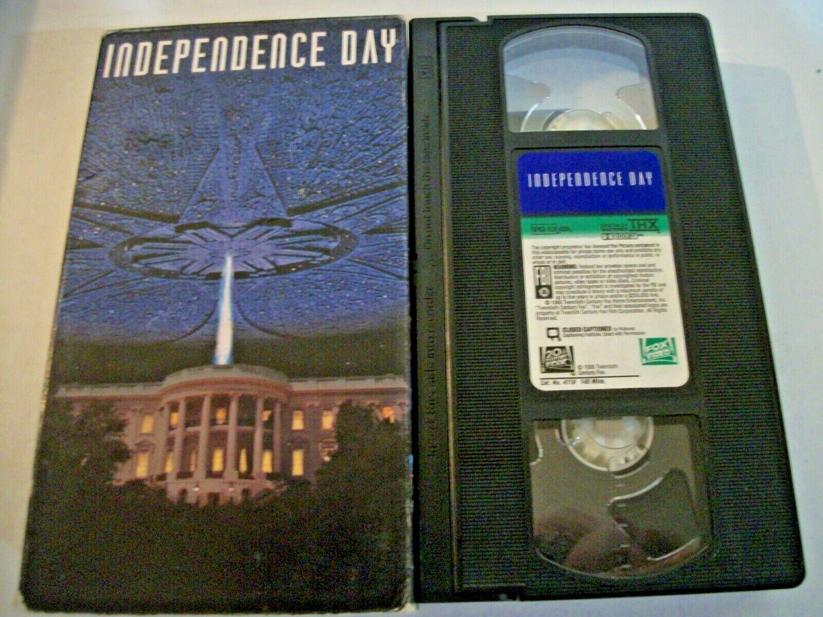 Independence Day (VHS, 1996, Five Star Collection) Bill Pullman, Jeff ...