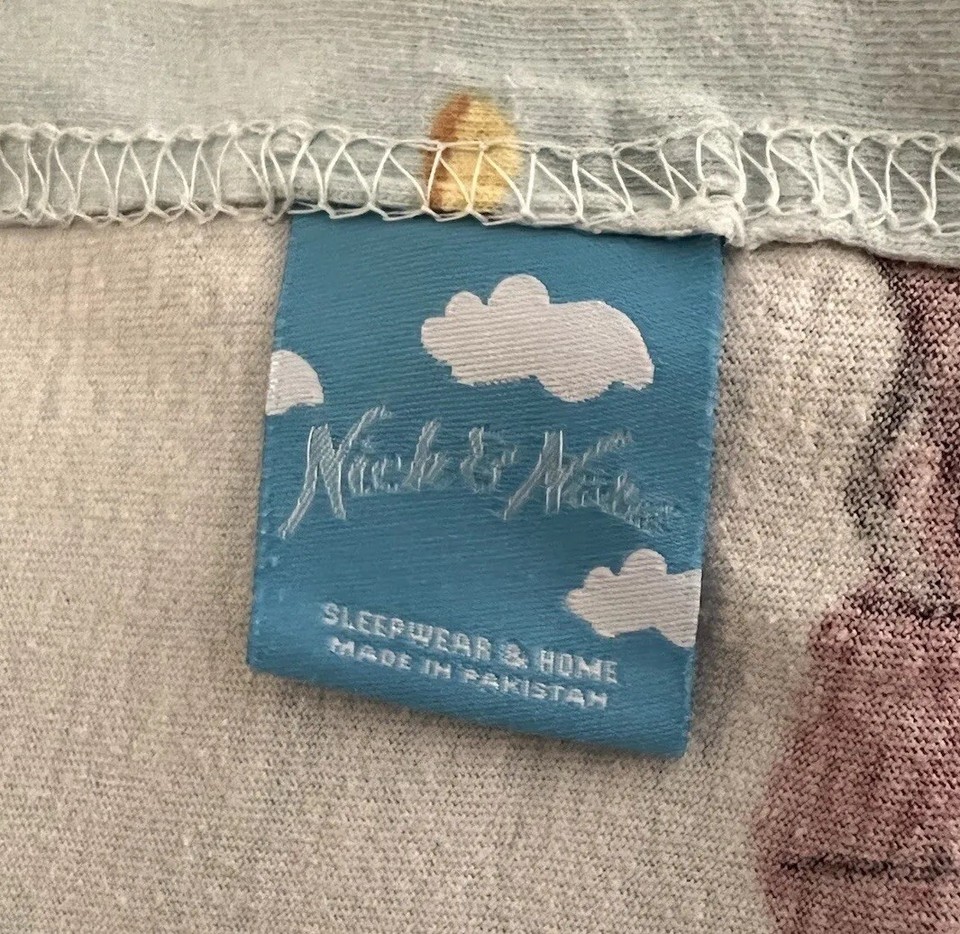 Nick & Nora Sock Monkey 100% Cotton Flannel Flat Sheet Full | eBay