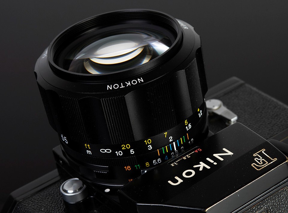 VOIGTLANDER USA WARRANTY 55mm F1.2 NOKTON SLIIS Nikon F Only Chipped ...