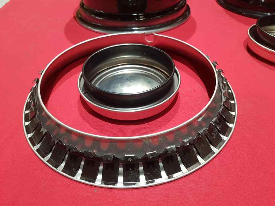 NEW FORD 14 X 6 XW XY GT FALCON 5 SLOT WHEEL SET WITH CAPS & TRIMS FIT ...